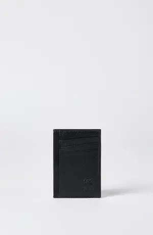 Brunello Cucinelli Grained Leather Card Holder