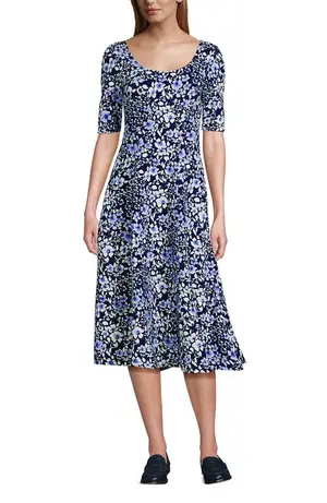 Lands' End Flared Day Dresses