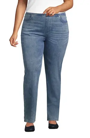 Lands' End High-low Jeans For Women