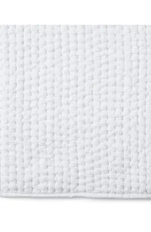 LANDS' END Seed Stitch Quilt - White