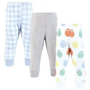HUDSON BABY 3pk Pants Egg Hunt
