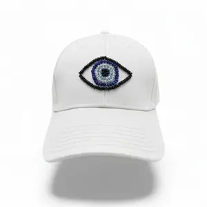 C. GRASSI The Energy Projectevil Eye Hat - White