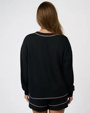 WeWoreWhat Boxy Long Sleeve Sleep Tee