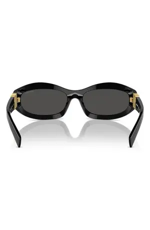 Miu Miu 61mm Oval Sunglasses