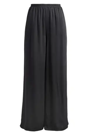 House Of Cb Alexa Wide Leg Pull-on Pants - Black