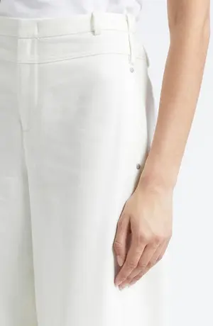 Vince Cotton Utility Wide Leg Pants