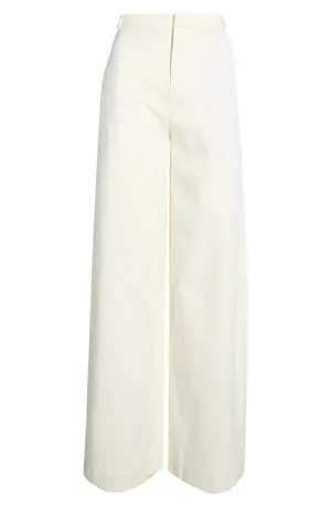 Vince Cotton Utility Wide Leg Pants