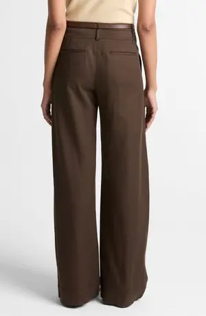Vince Cotton Utility Wide Leg Pants