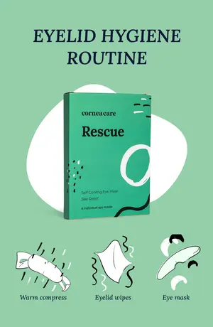 CORNEA CARE Rescue Self Cooling Hydrogel Compresses