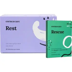 CORNEA CARE Rest + Rescue Self Heating And Self Cooling Compresses Bundle For Eyes