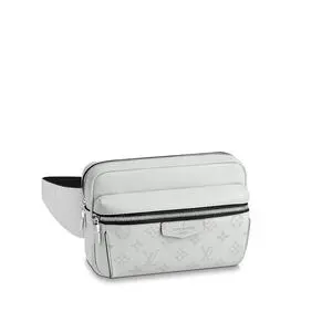 LOUIS VUITTON Outdoor Bumbag Monogram Antarctica Taiga - White