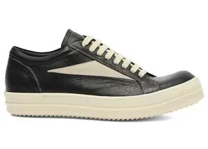 Rick Owens Vintage Low Sneaker - Black/milk