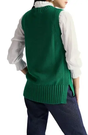 SEASALT CORNWALL Organic Cotton Sweater Vest