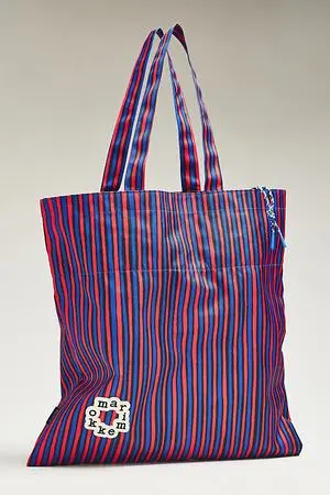Marimekko Metka Mi Unikko Kioski Tote Bag - Blue Red