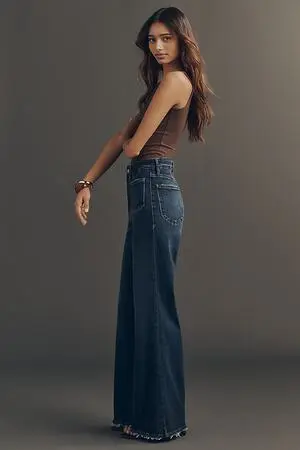 Good American High-rise Palazzo Jeans - Indigo511