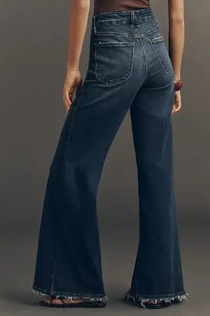 Good American High-rise Palazzo Jeans - Indigo511