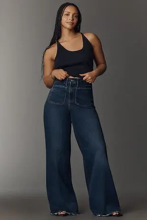 Good American High-rise Palazzo Jeans - Indigo511