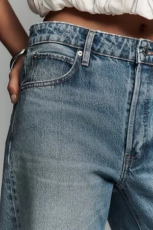 FRAME The Essential High-rise Straight-leg Jeans - Rapture