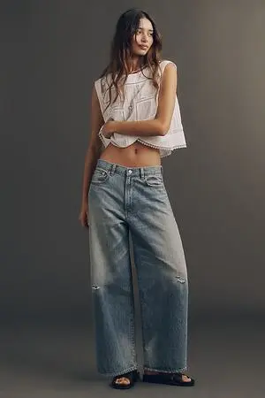 Denimist Georgia High-rise Wide-leg Jeans - Glenmore Blue