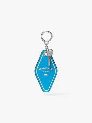 Michael Kors Hotel Key Bag Charm Blue