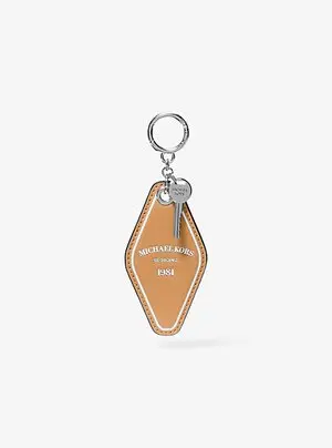 Michael Kors Hotel Key Bag Charm Brown
