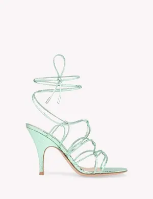 GIANVITO ROSSI Teti 95 - Green - Ayers Leather
