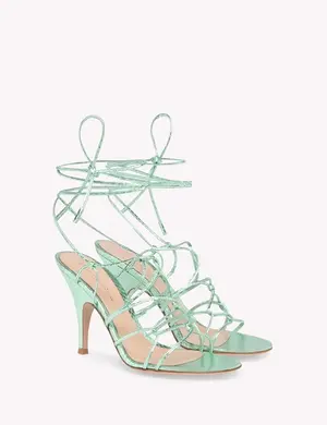 GIANVITO ROSSI Teti 95 - Green - Ayers Leather