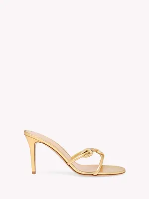 GIANVITO ROSSI Jungle Mamba Mule - Gold - Metallic Nappa