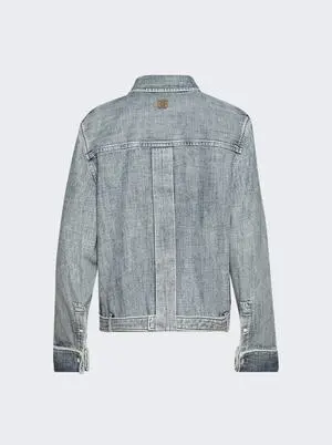 Loewe Draped Shirt Washed Denim