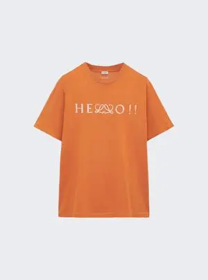 Loewe Regular Fit Tee - Orange