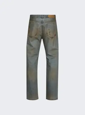 Jacquemus Le Berger De-nimes Distressed Jeans - Blue