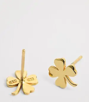 JENNIFER MEYER Yellow Clover Stud Earrings