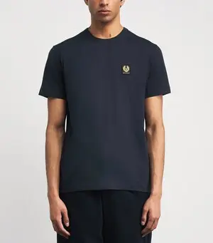 Belstaff Cotton Logo T-shirt - Navy