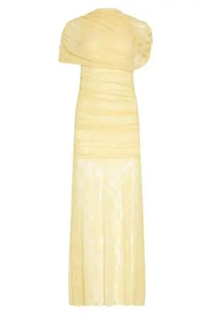 Amanda Uprichard Evianna Lace Gown - Cornsilk