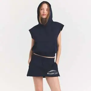 SKIMS Muscle Pullover - Navy