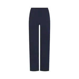 SKIMS Heavyweight Crepe Straight Leg Pant - Navy