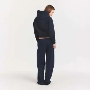 SKIMS Straight Leg Heavyweight Crepe Pants - Navy
