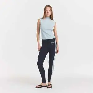 SKIMS Worn In Jersey Mock Neck Tank - Opal