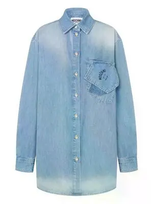 Moschino Long-sleeve Denim Shirt - Blue