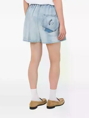 Moschino Drawstring-fastening Denim Shorts - Blue