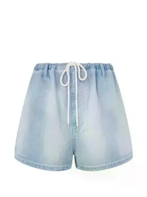 Moschino Drawstring-fastening Denim Shorts - Blue