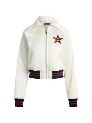 Polo Ralph Lauren Star-embroidered Bomber Jacket - Neutrals