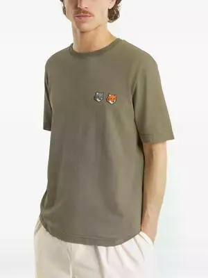 Maison Kitsuné Patch-appliqué T-shirt