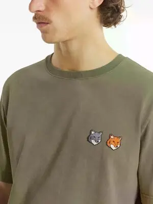 Maison Kitsuné Patch-appliqué T-shirt