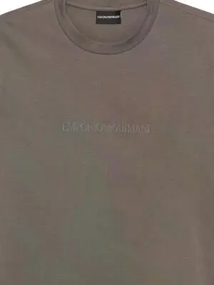Emporio Armani Logo T-shirt - Brown
