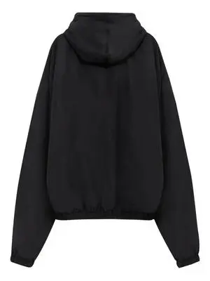 Balenciaga Hooded Zip-front Coat
