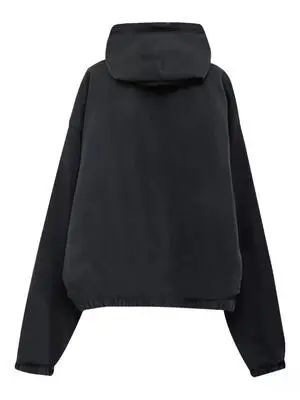 Balenciaga Hooded Zip-front Coat