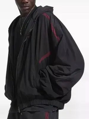 Balenciaga Hooded Zip-front Coat