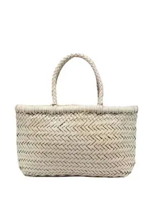 Dragon Diffusion Mini Flat Gora Woven-design Tote Bag