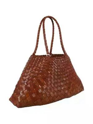 Dragon Diffusion Large Santa Croce Woven-design Shoulder Bag